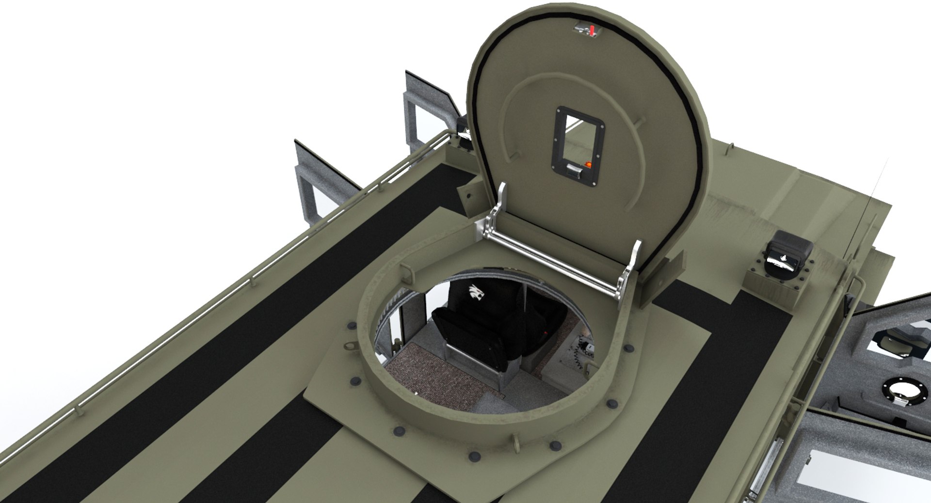 tactical swat vehicle 3d model