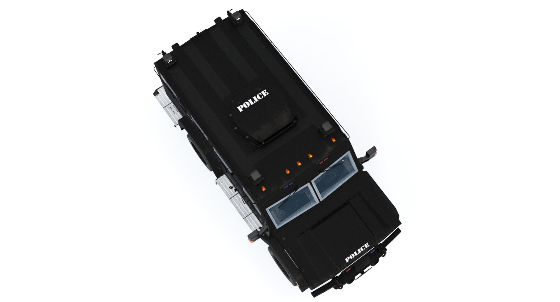 tactical swat vehicle 3d model