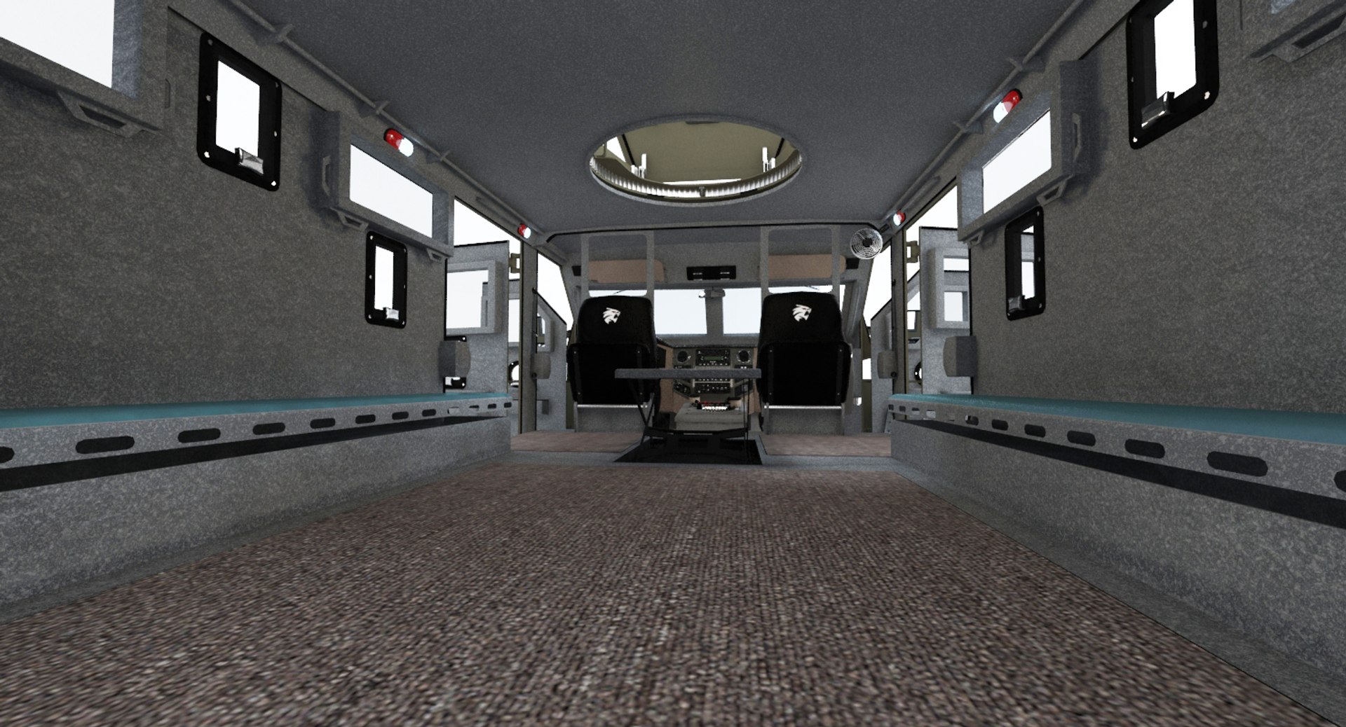 tactical swat vehicle 3d model