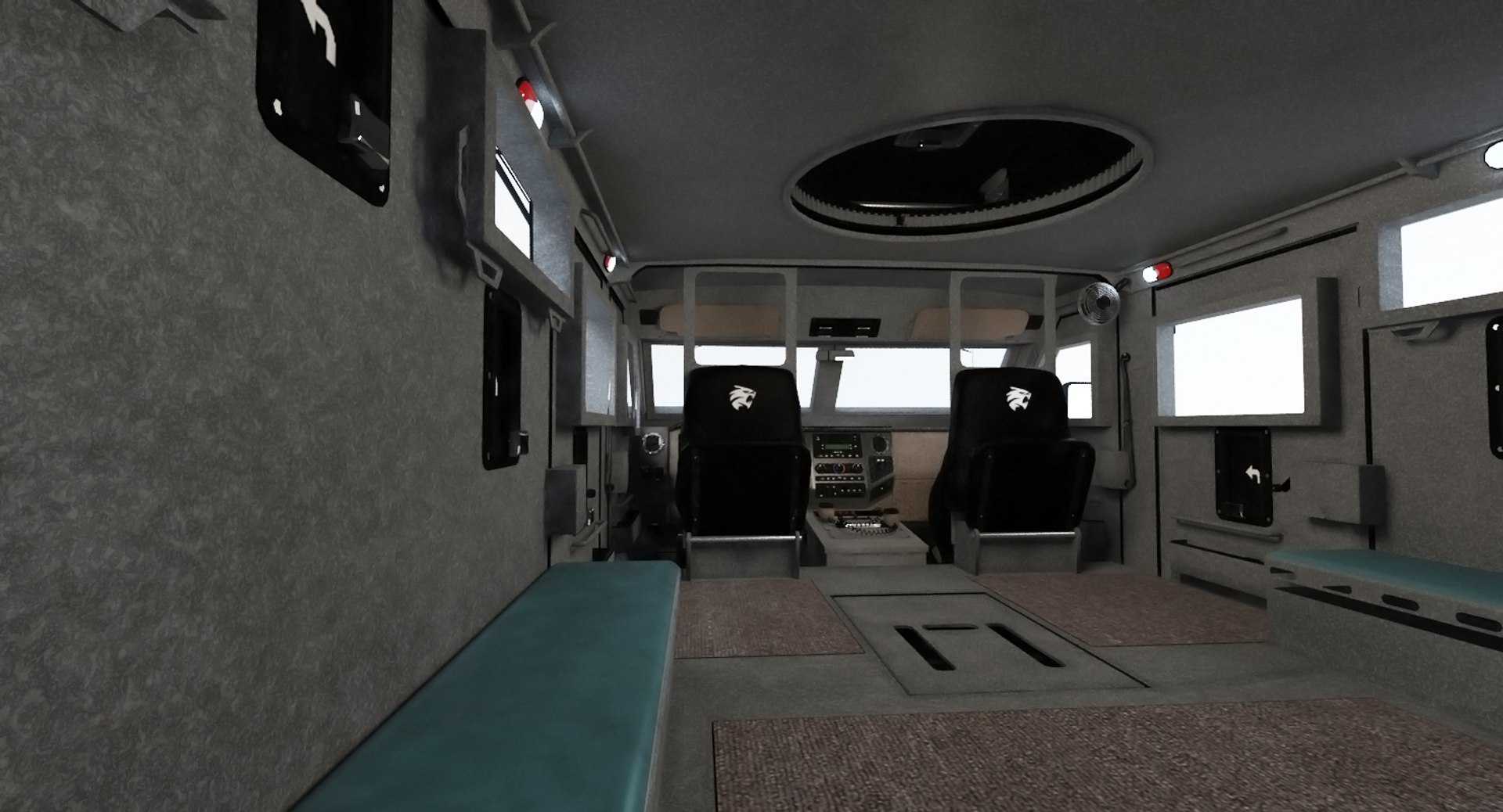 tactical swat vehicle 3d model