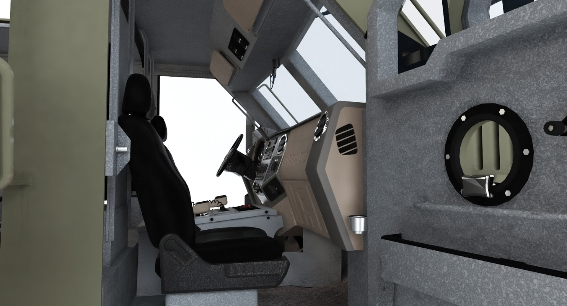 tactical swat vehicle 3d model