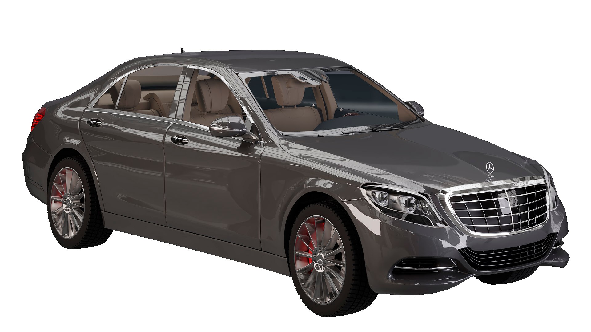 3D Mercedes W222 - TurboSquid 2337107
