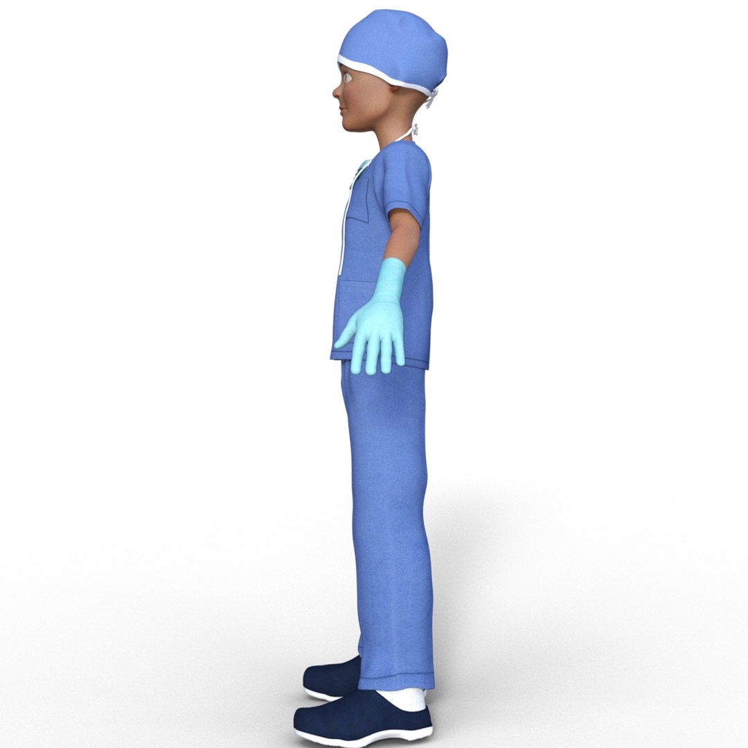 3D Cartoon Doctor Man 3D - TurboSquid 1913916
