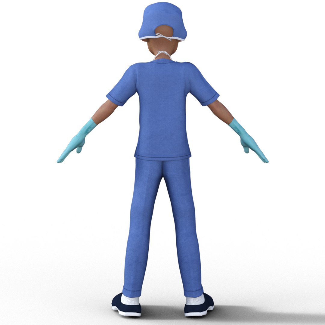 3D Cartoon Doctor Man 3D - TurboSquid 1913916