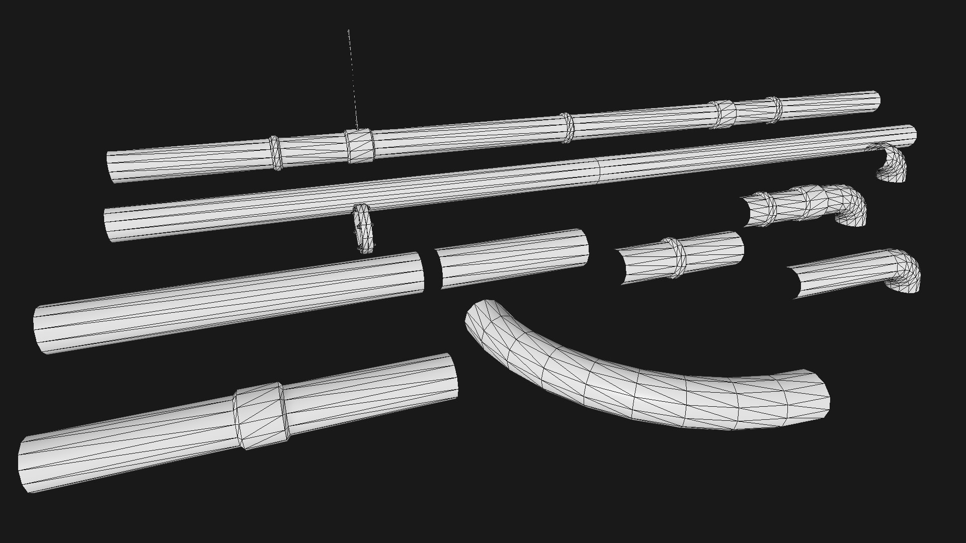 3d Pipe Set 01