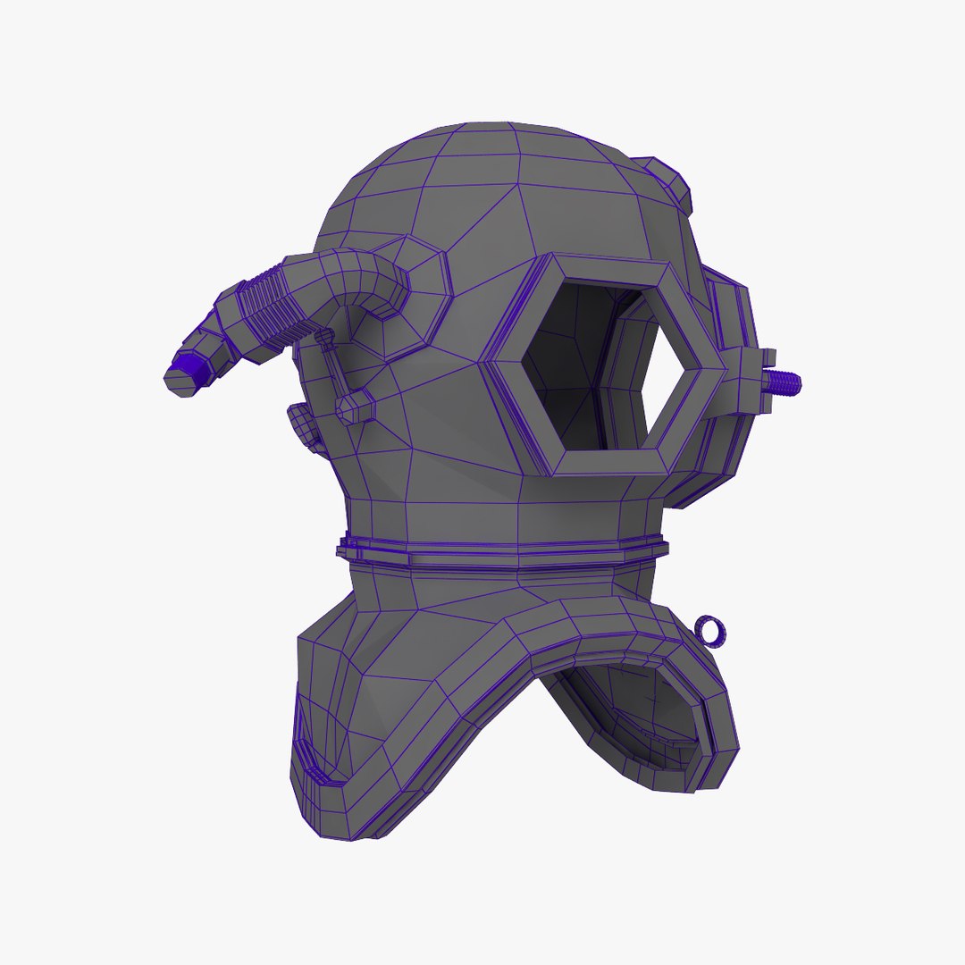 3d Model Diving Helmet