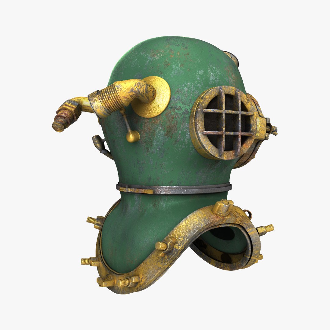 3d Model Diving Helmet