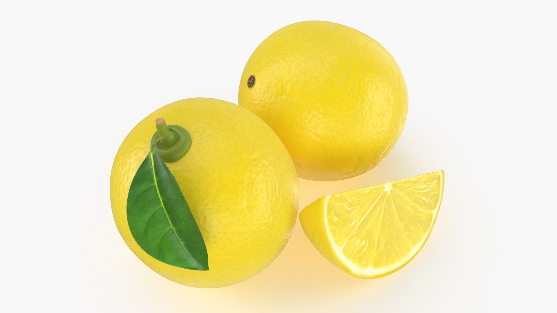 3D Small Lemon 01 - TurboSquid 2003062