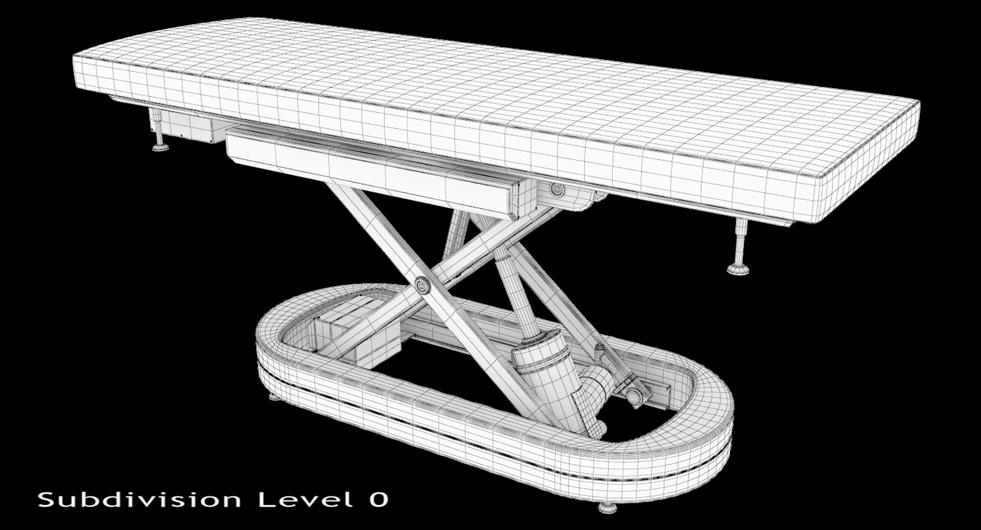 Operating Table 3D Model - TurboSquid 1280648