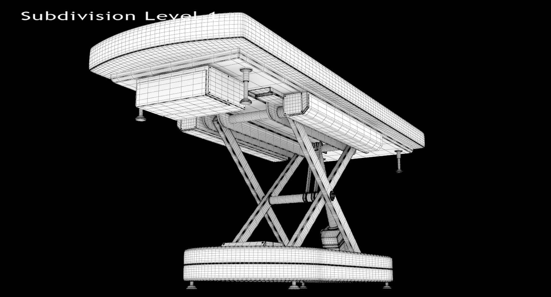 Operating Table 3D Model - TurboSquid 1280648