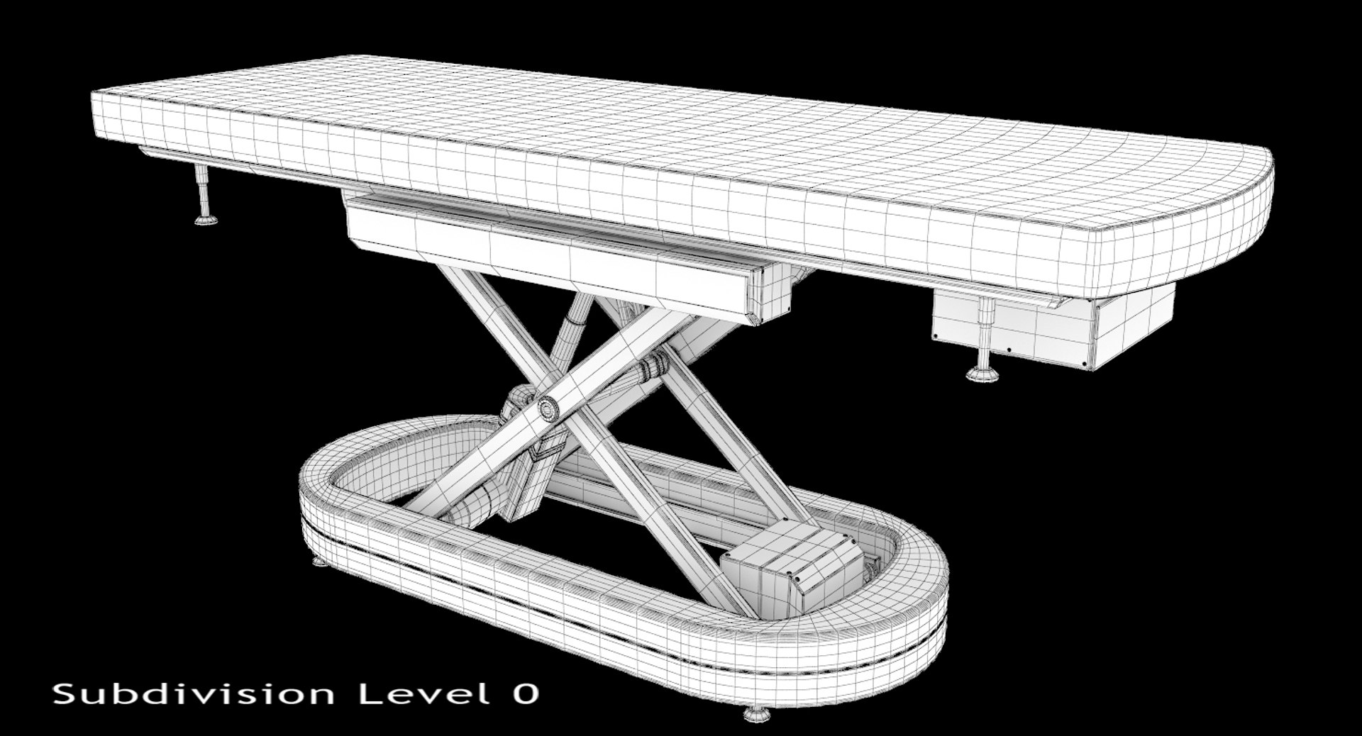 Operating Table 3D Model - TurboSquid 1280648