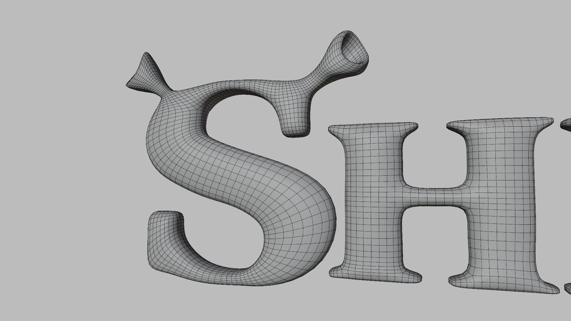 Shrek Lettering 3D Model - TurboSquid 2254202