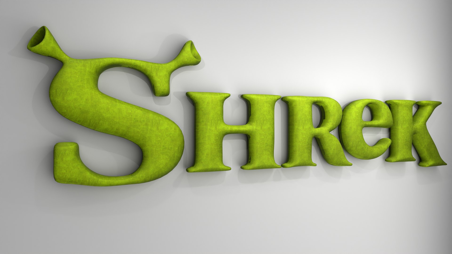 Shrek Lettering 3D Model - TurboSquid 2254202