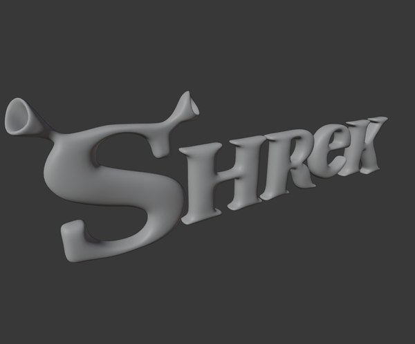 modelo 3d Letras de Shrek - TurboSquid 2254202