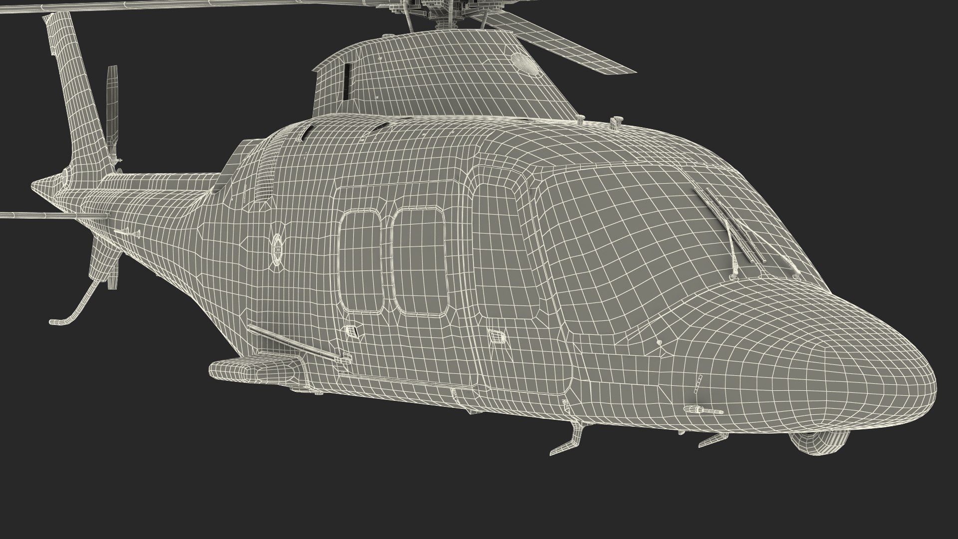 3D Model Multi-purpose Helicopter Retractable Landing Gear - TurboSquid ...