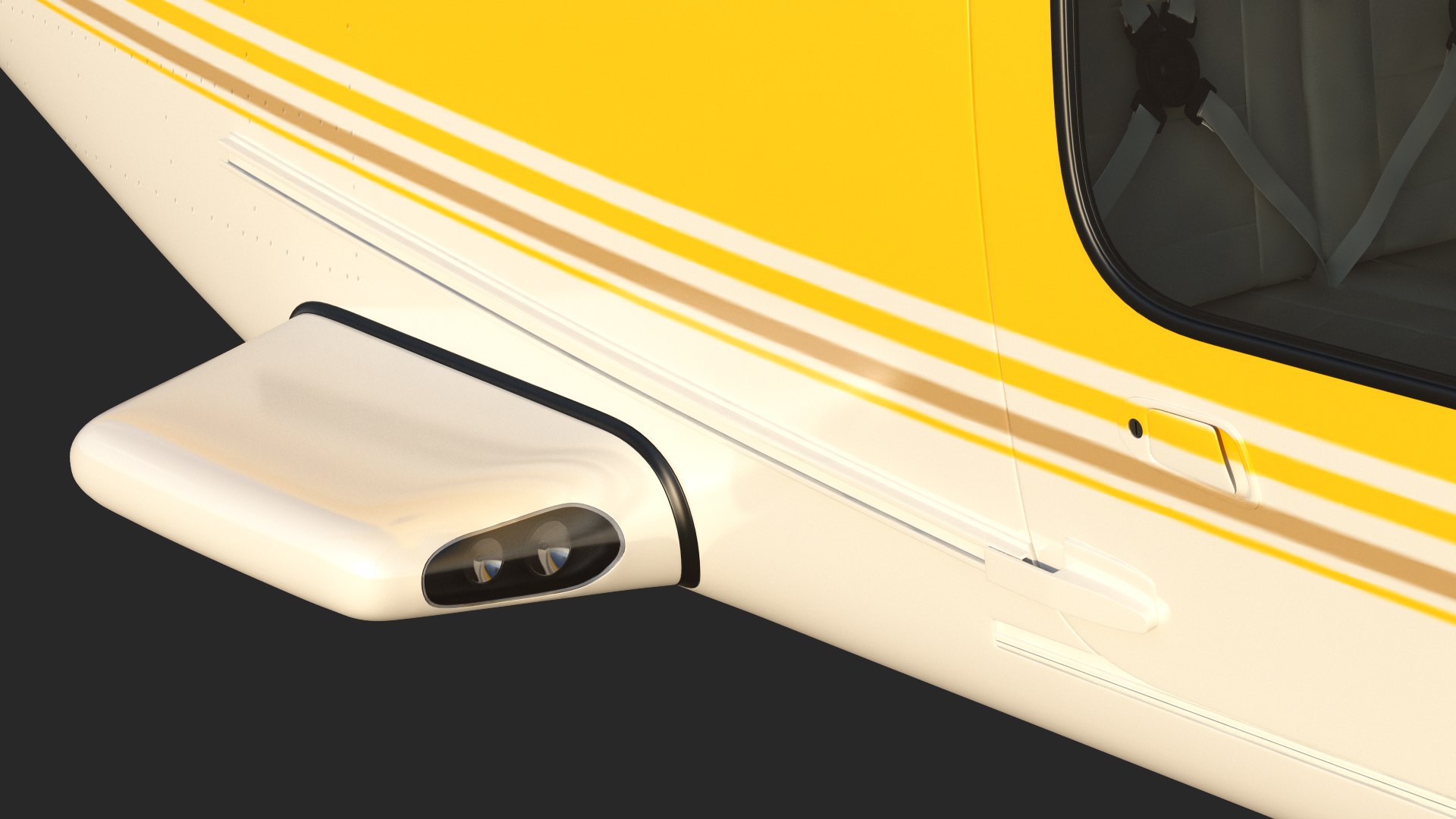 3D model multi-purpose helicopter retractable landing gear - TurboSquid ...