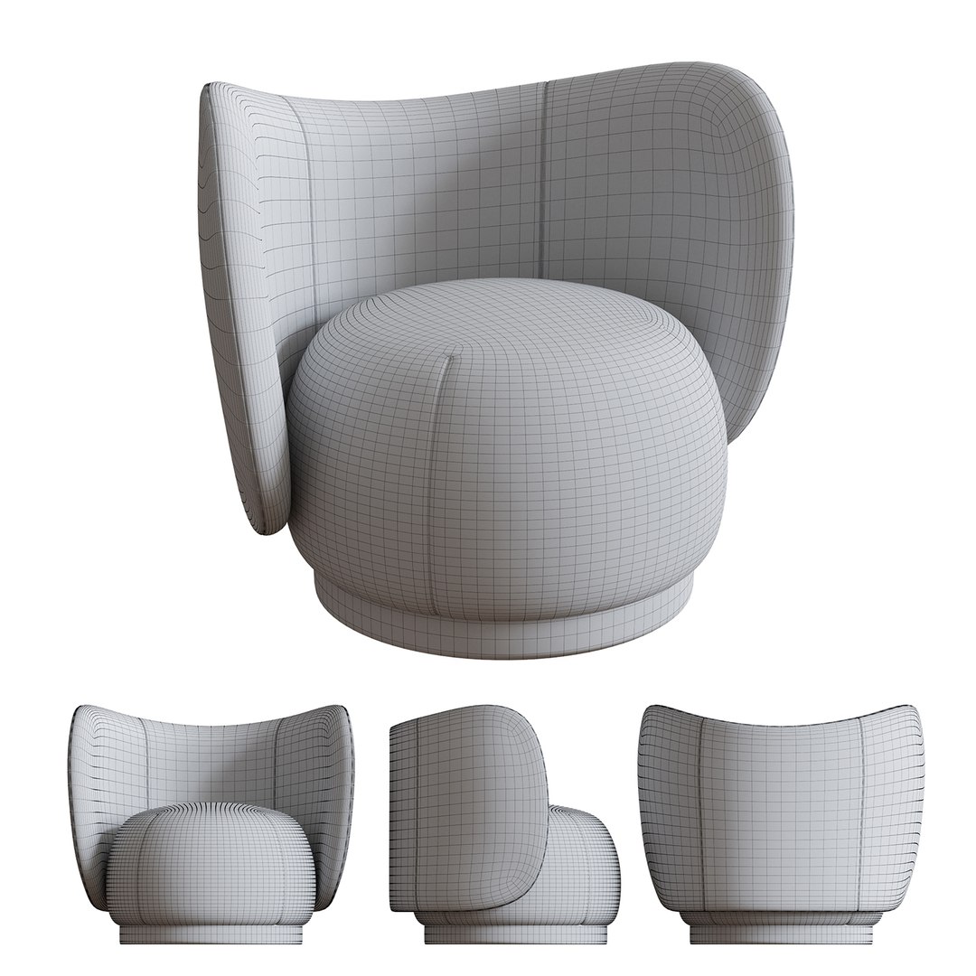 Lounge Rico Chair Seating 3D - TurboSquid 1623030