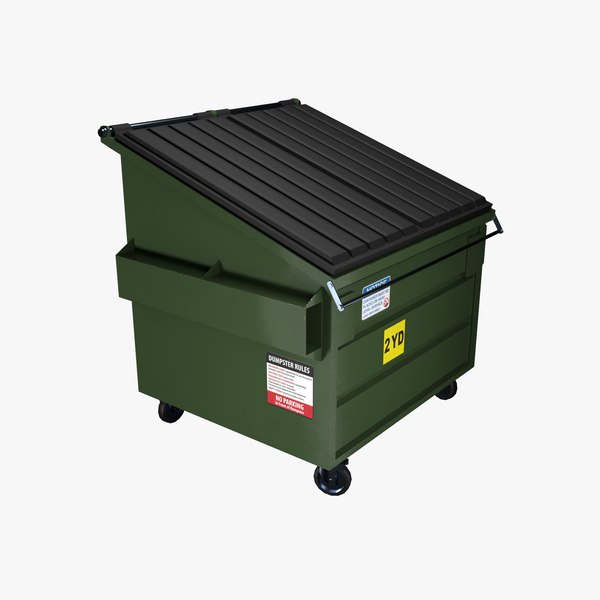 Garbage Container STL Models for Download | TurboSquid