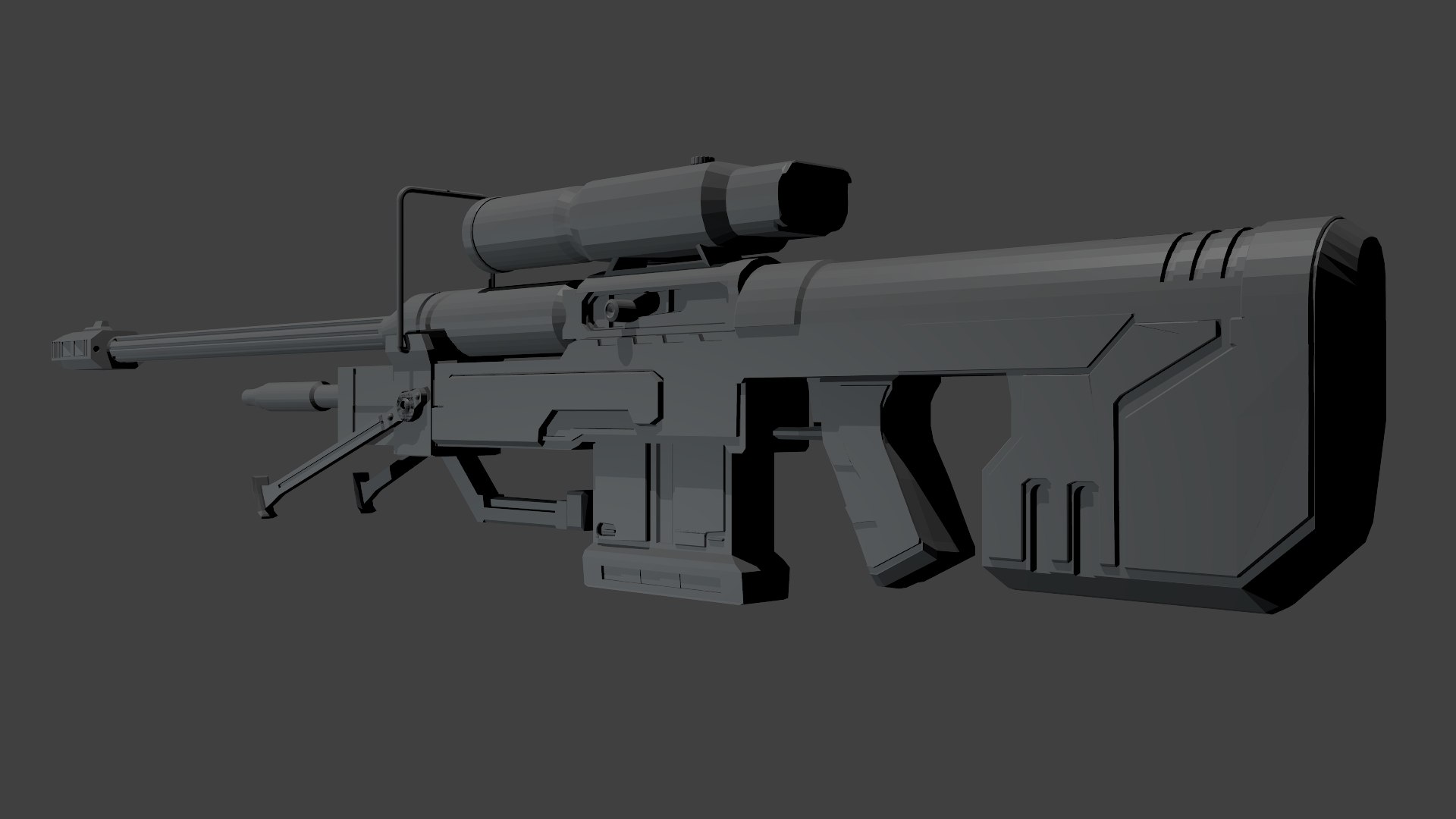 3d Halo Sniper Rifle