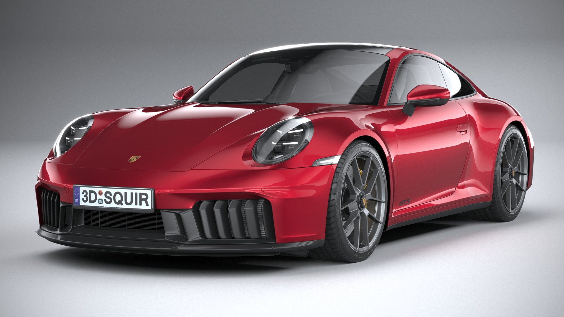 3D Porsche 911 Carrera GTS 2025 - TurboSquid 2267584