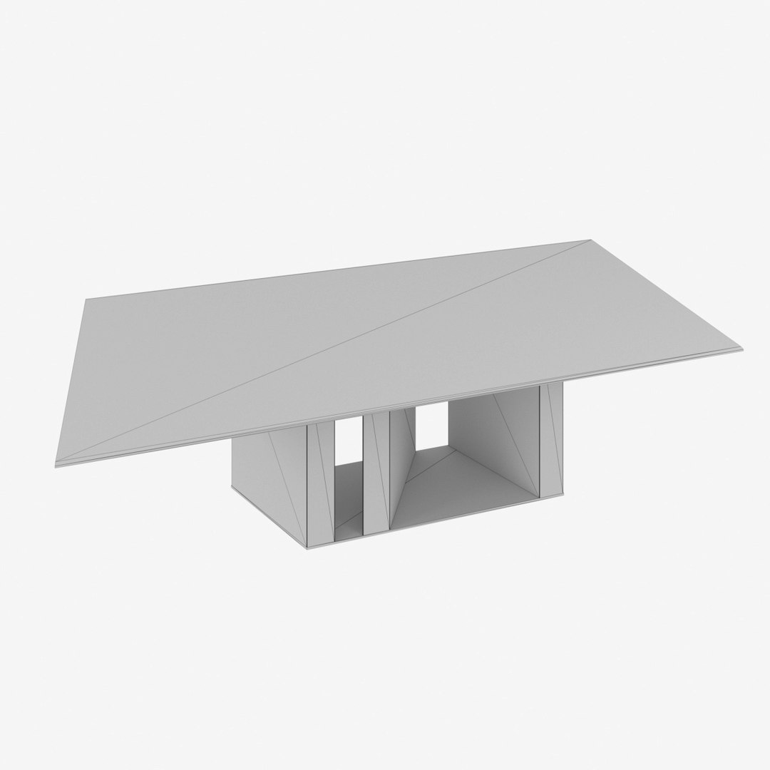 3D platium table model - TurboSquid 1300987