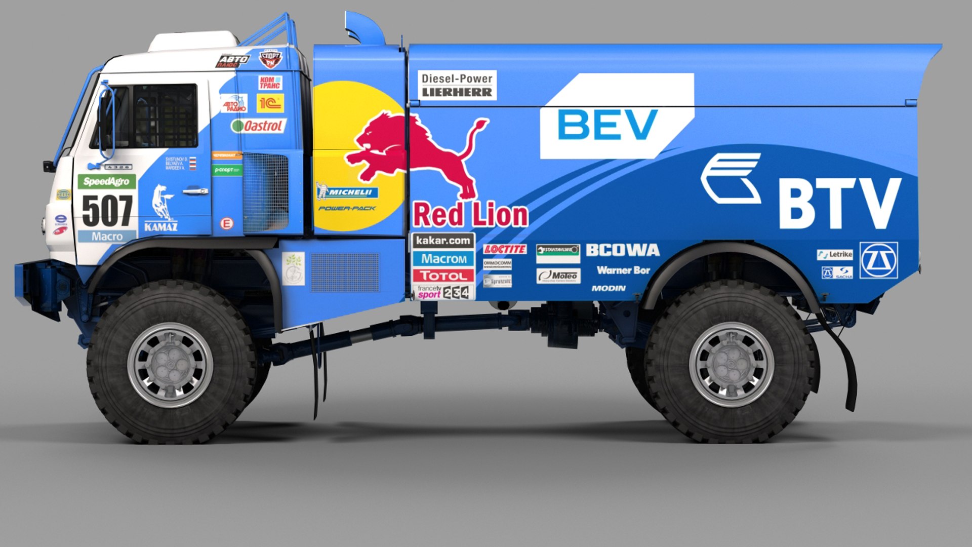 3D Dakar Truck Kamaz 4326 - TurboSquid 1198647