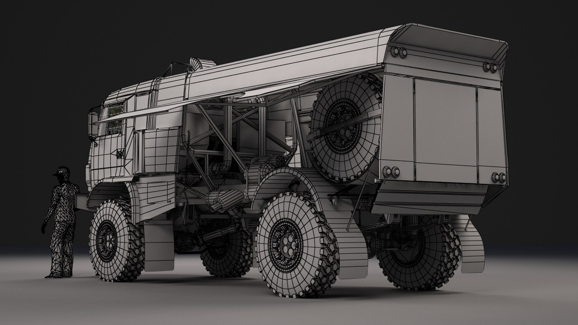 3D Dakar Truck Kamaz 4326 - TurboSquid 1198647