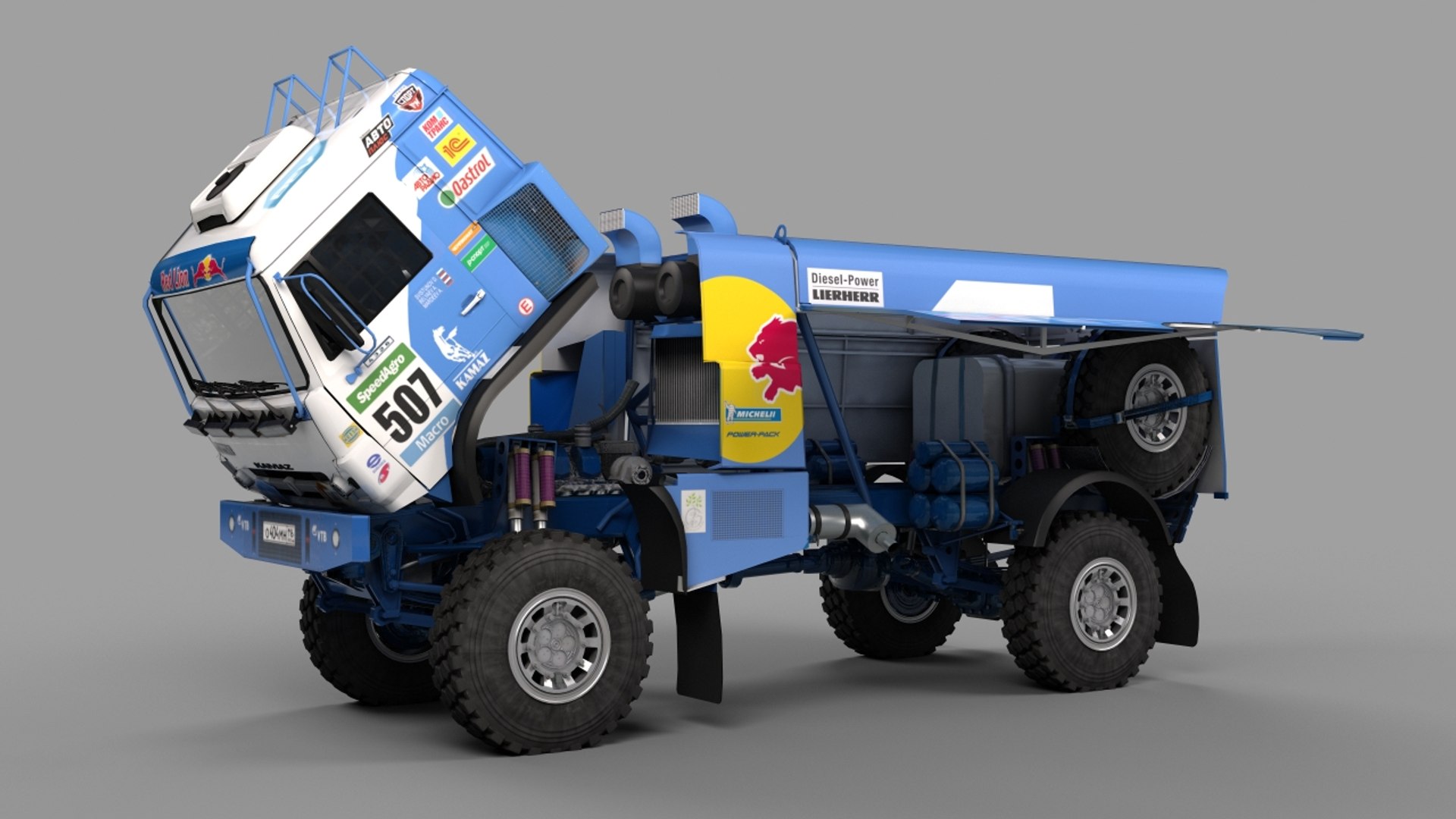 3D Dakar Truck Kamaz 4326 - TurboSquid 1198647