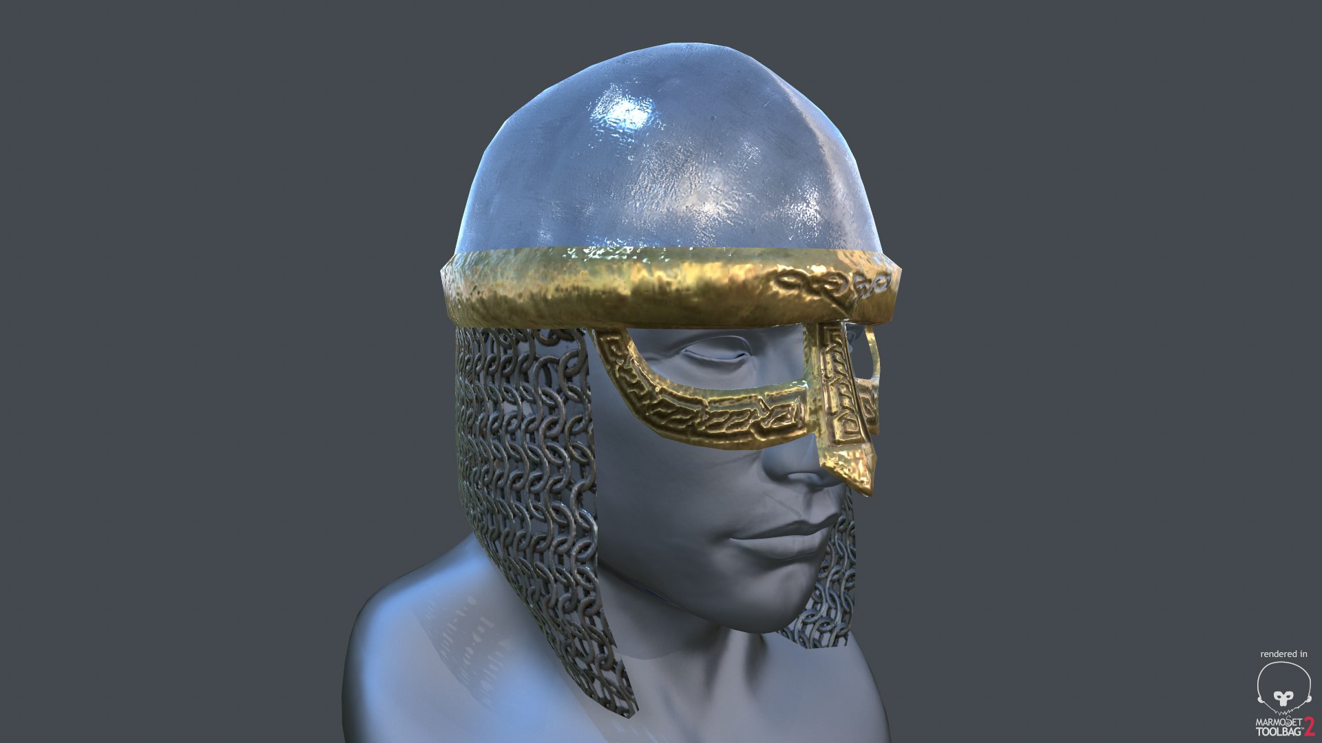 3d Model Viking Helmet