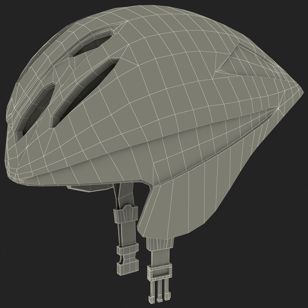 3d model road race helmet giro