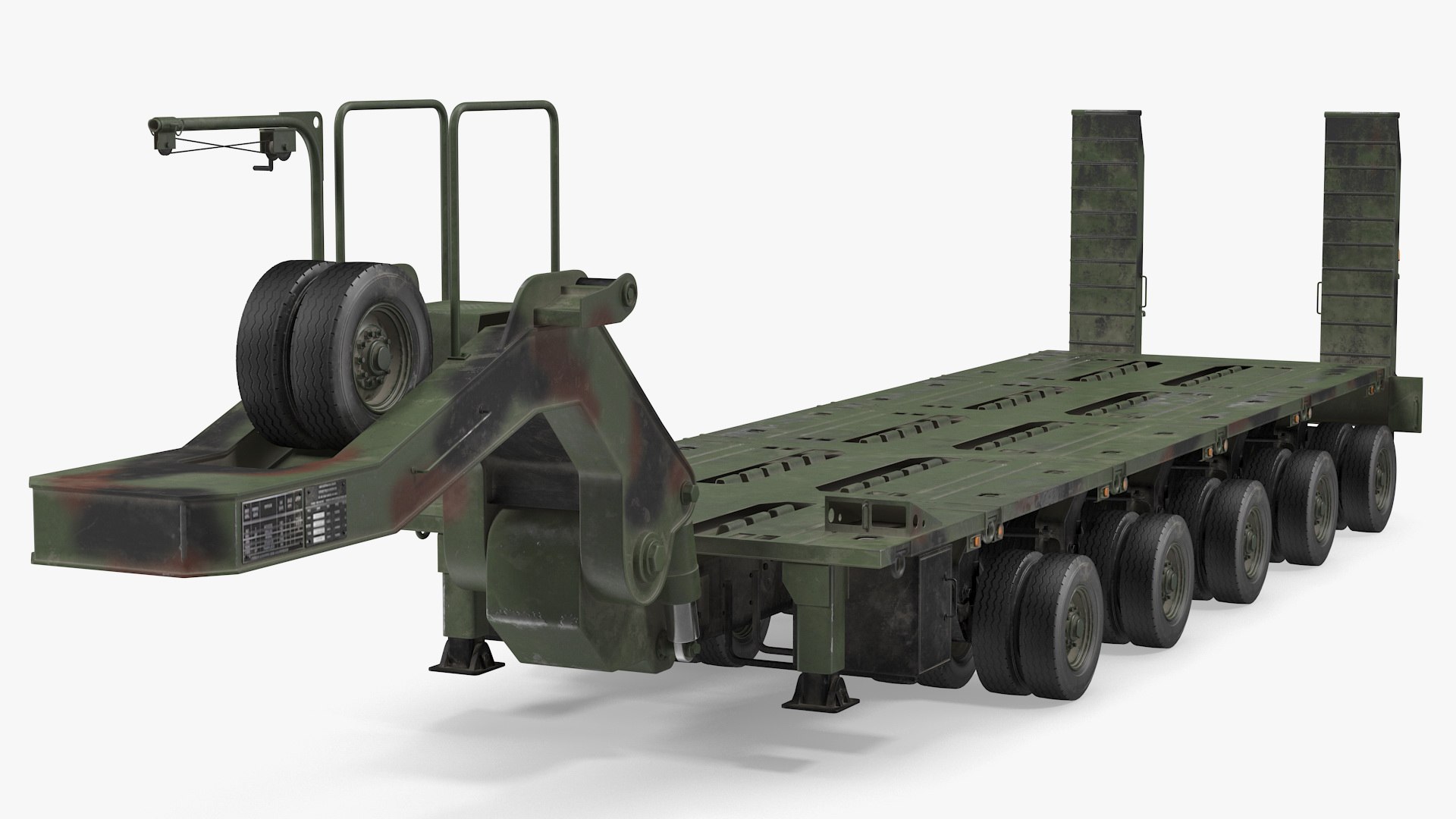 Oshkosh m1070 truck tractor 3D model - TurboSquid 1440354