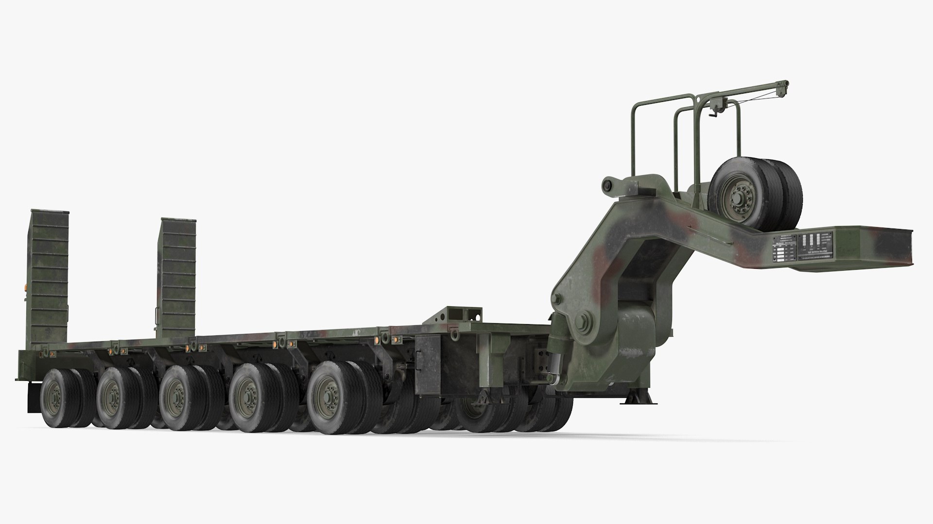 Oshkosh m1070 truck tractor 3D model - TurboSquid 1440354