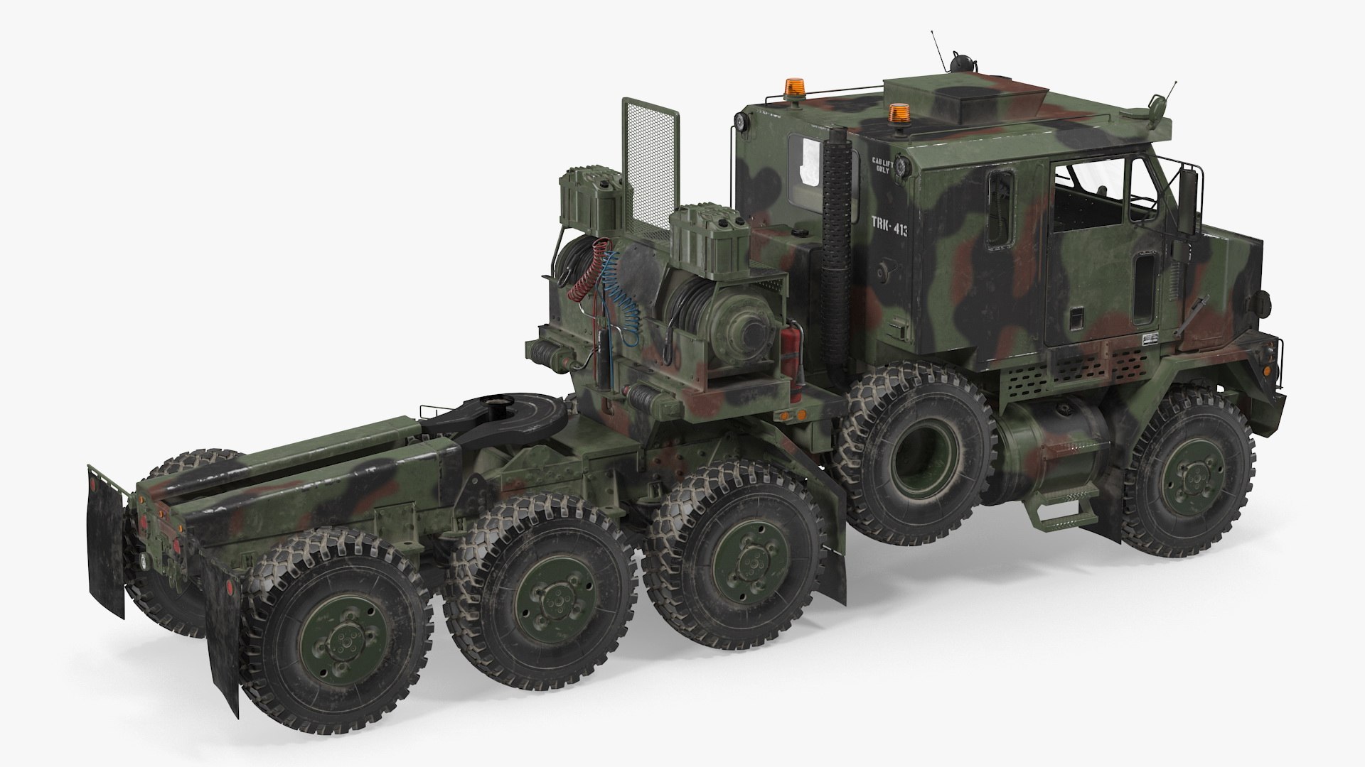 Oshkosh m1070 truck tractor 3D model - TurboSquid 1440354