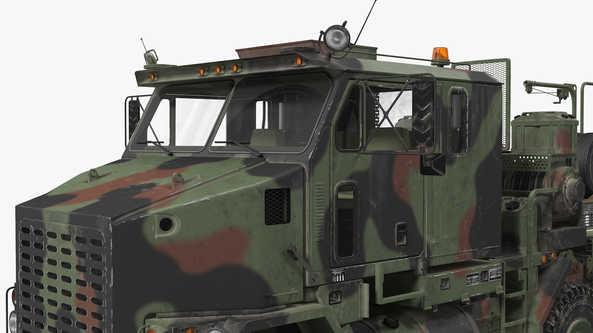 Oshkosh m1070 truck tractor 3D model - TurboSquid 1440354