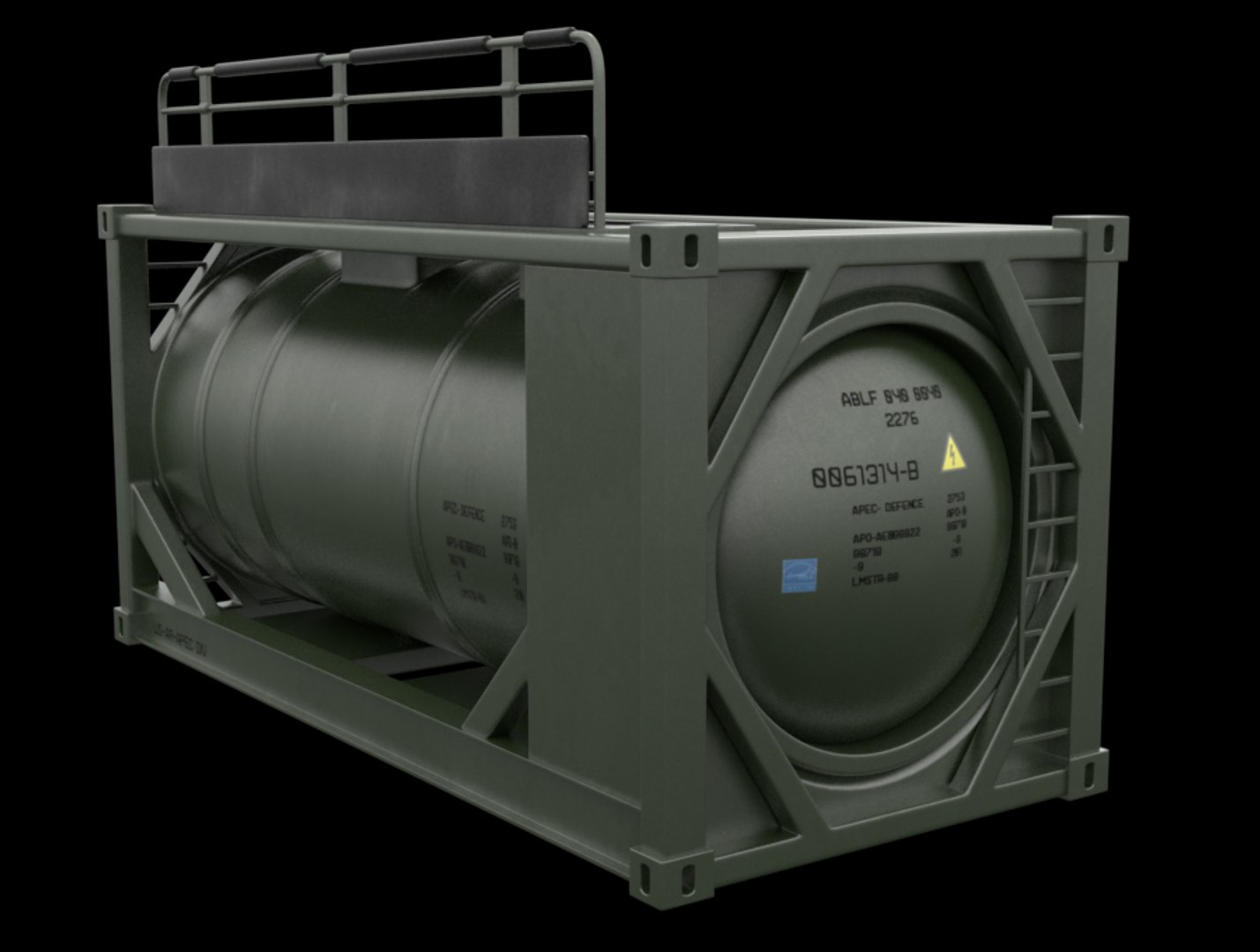 Portable Fuel Container 3d Model