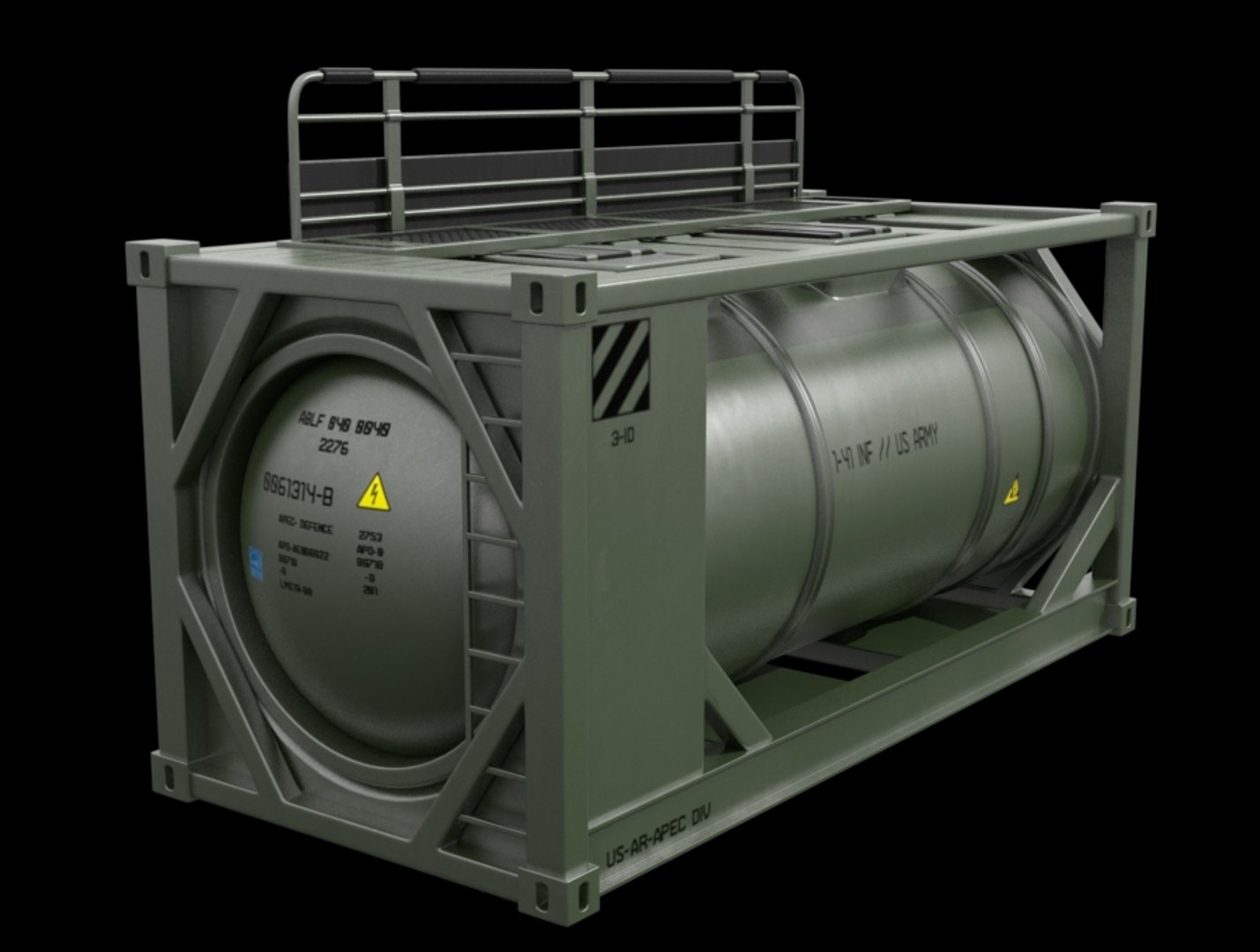 Portable Fuel Container 3d Model