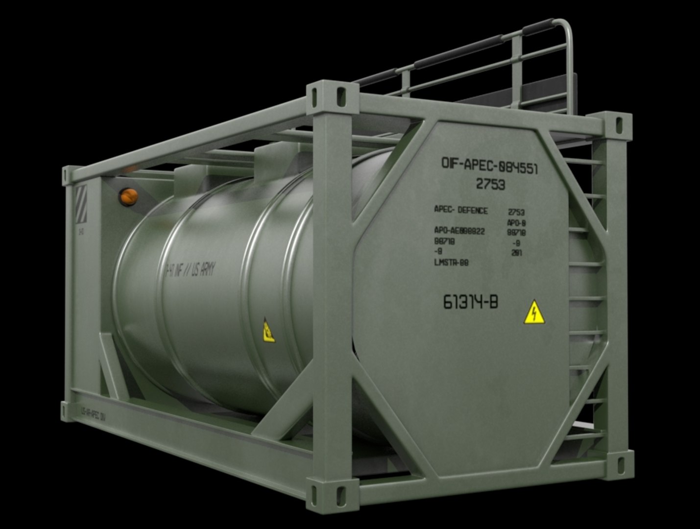 Portable Fuel Container 3d Model
