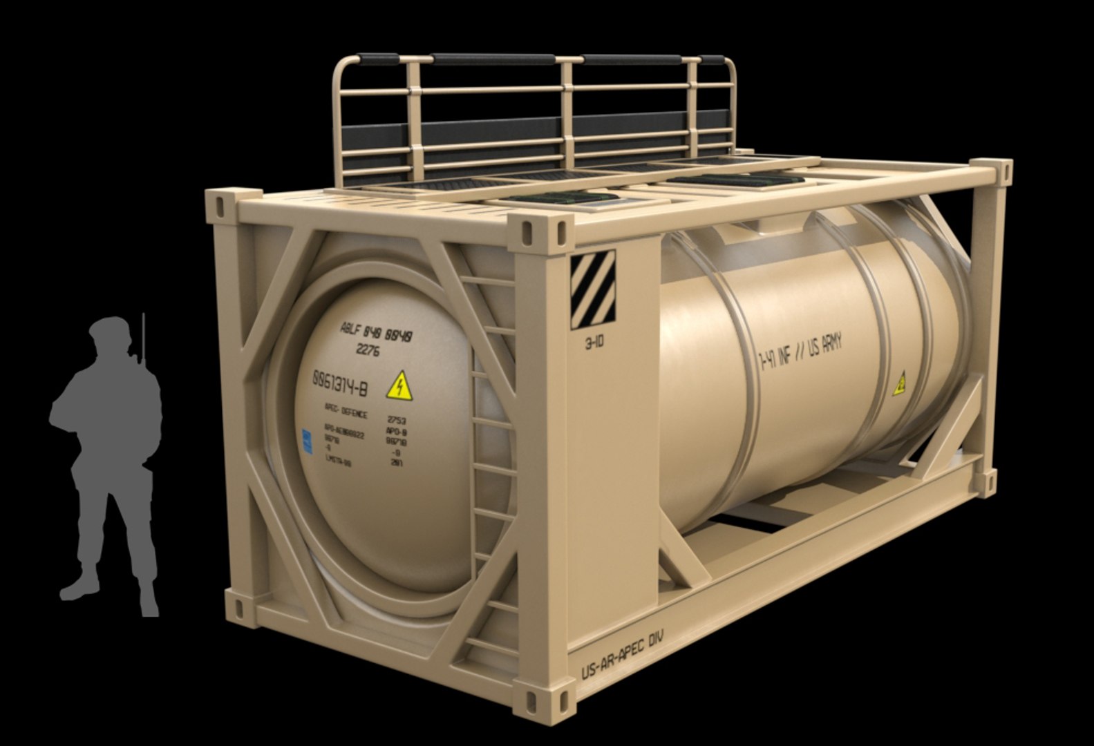 Portable Fuel Container 3d Model