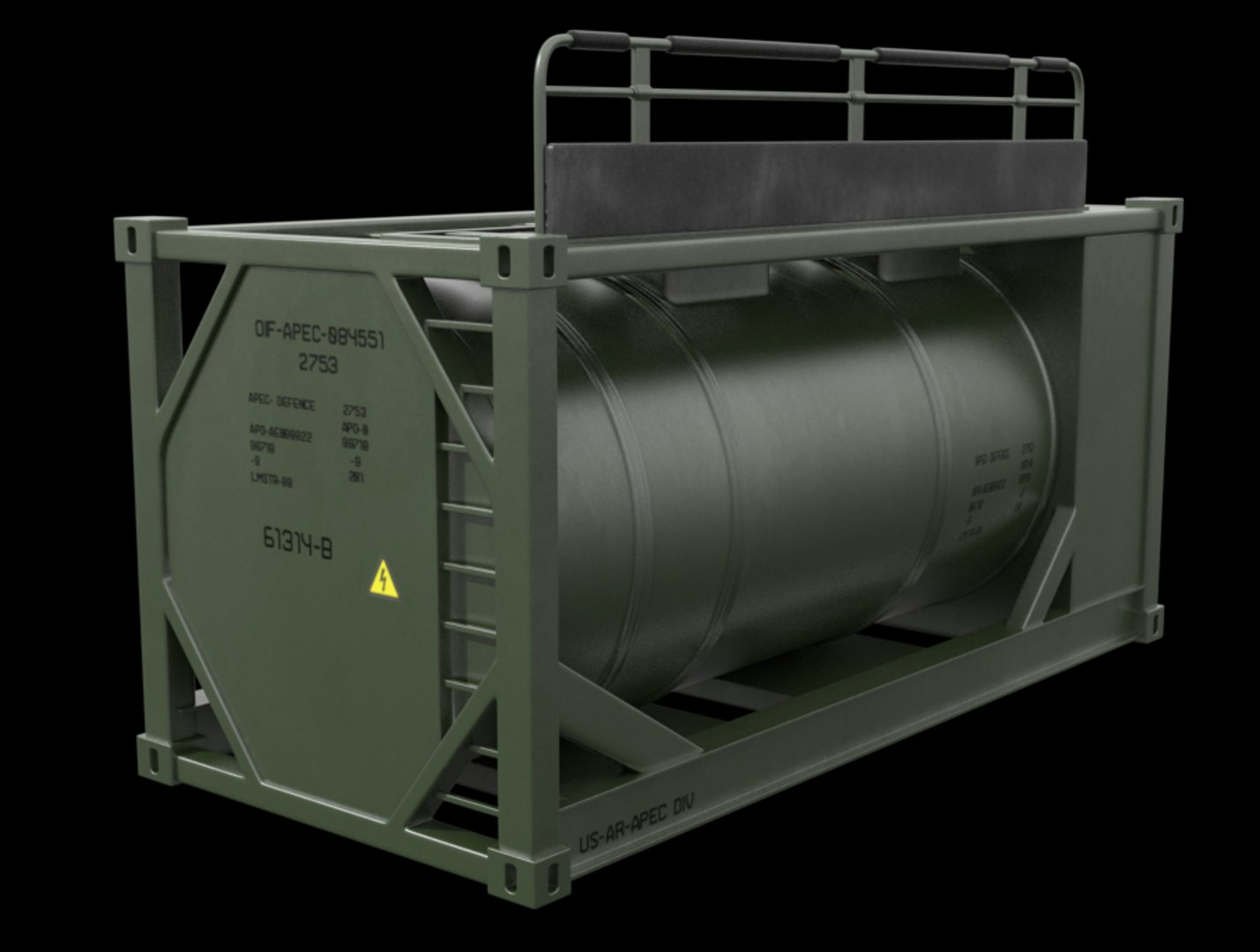 Portable Fuel Container 3d Model