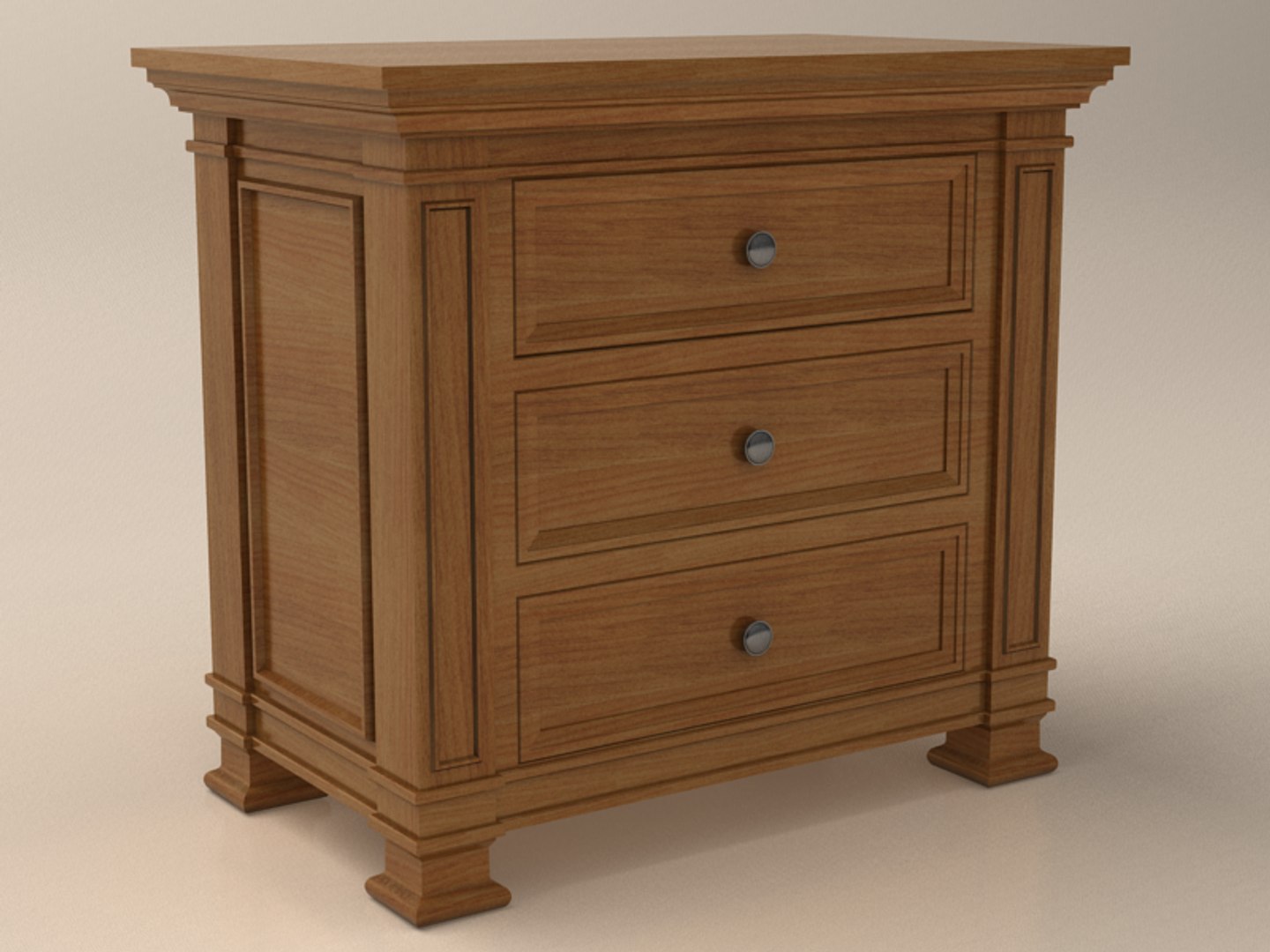 3d model bedroom dresser