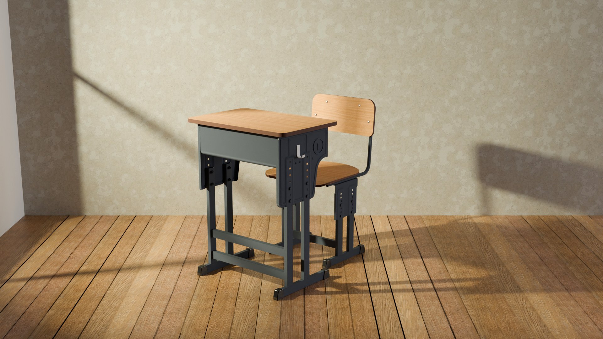 Desk And Chair 3D Model - TurboSquid 2271194