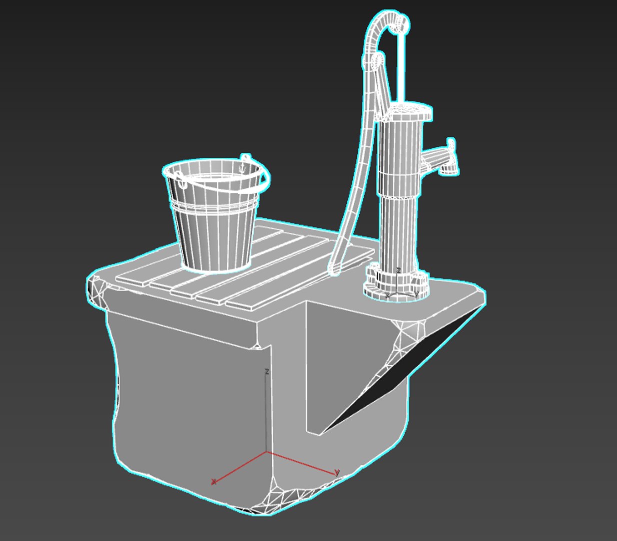 3D Model Water Well - TurboSquid 1727806