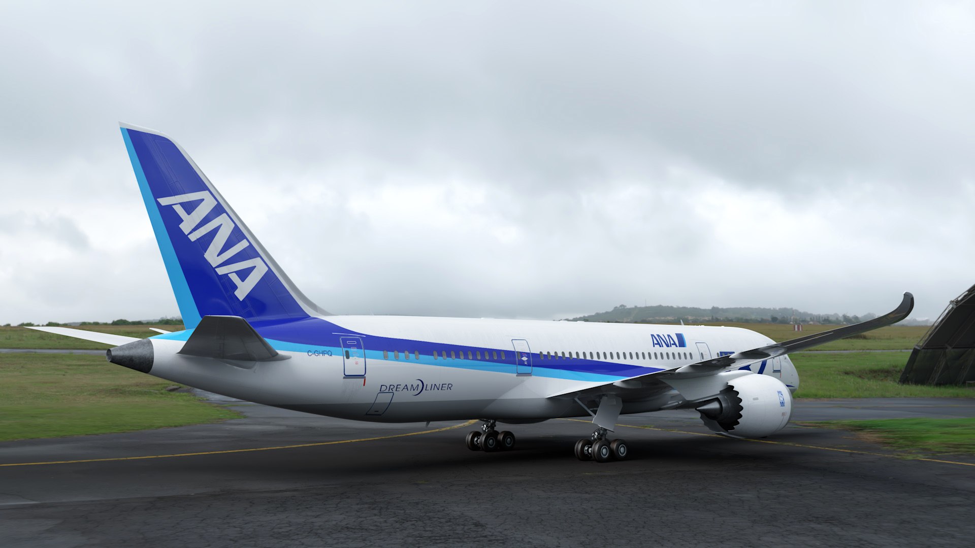 Boeing 787-8 Dreamliner ANA Livery Model - TurboSquid 2314153