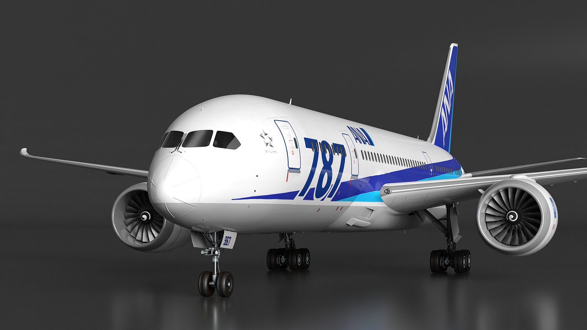 Boeing 787-8 Dreamliner ANA Livery Model - TurboSquid 2314153