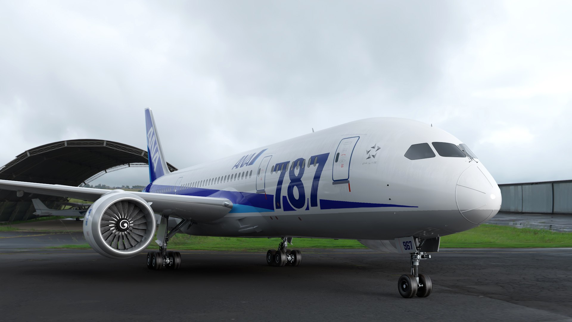 Boeing 787-8 Dreamliner ANA Livery Model - TurboSquid 2314153