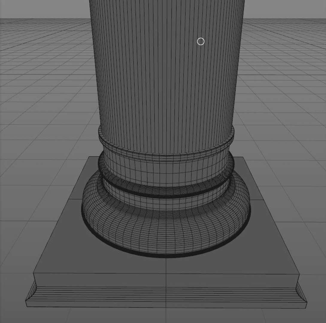 3D column architecture - TurboSquid 1507301