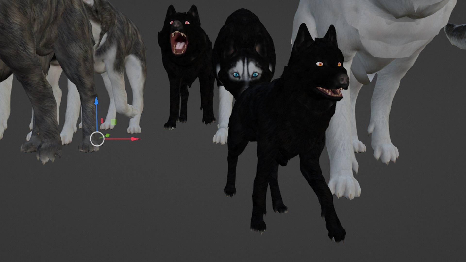 Wolf Pack 3D model - TurboSquid 1911805