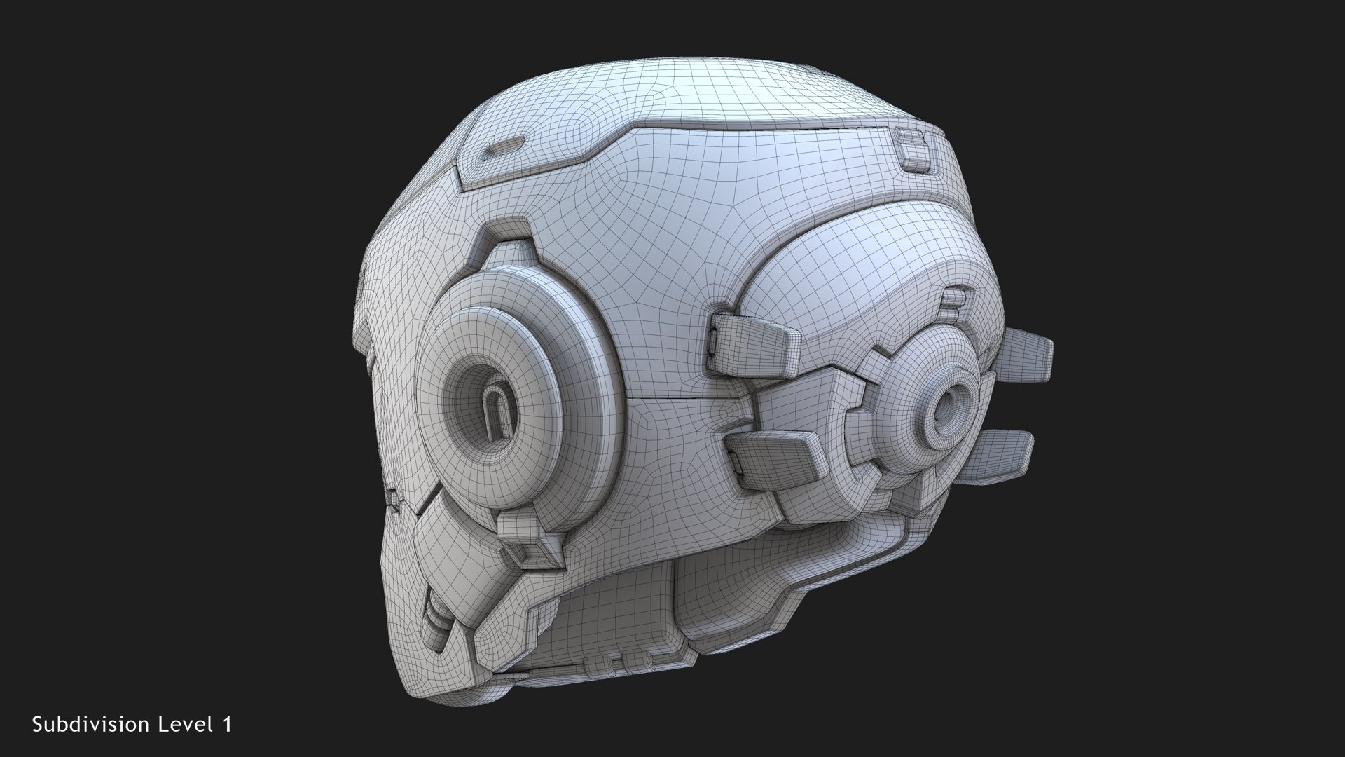 3D Sci-Fi Helmet 3 Model - TurboSquid 2130250