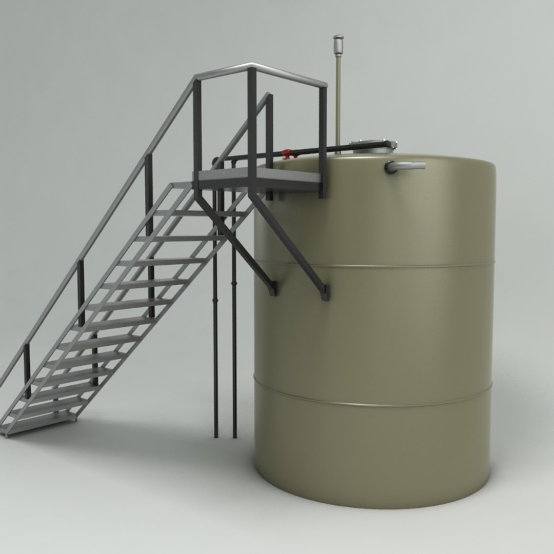 3d Liquid Tank Model