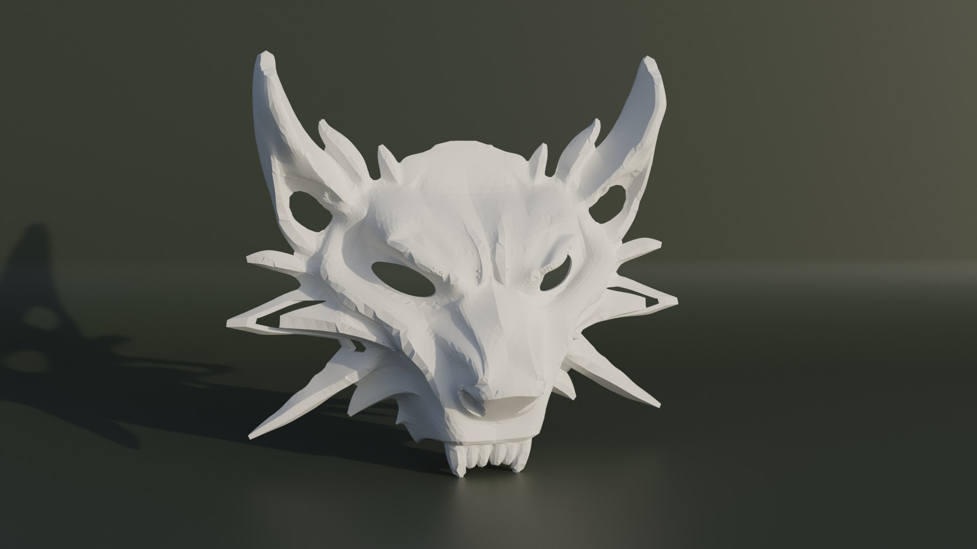 Witcher Wolf Costume Face Mask print 3D model - TurboSquid 2022493